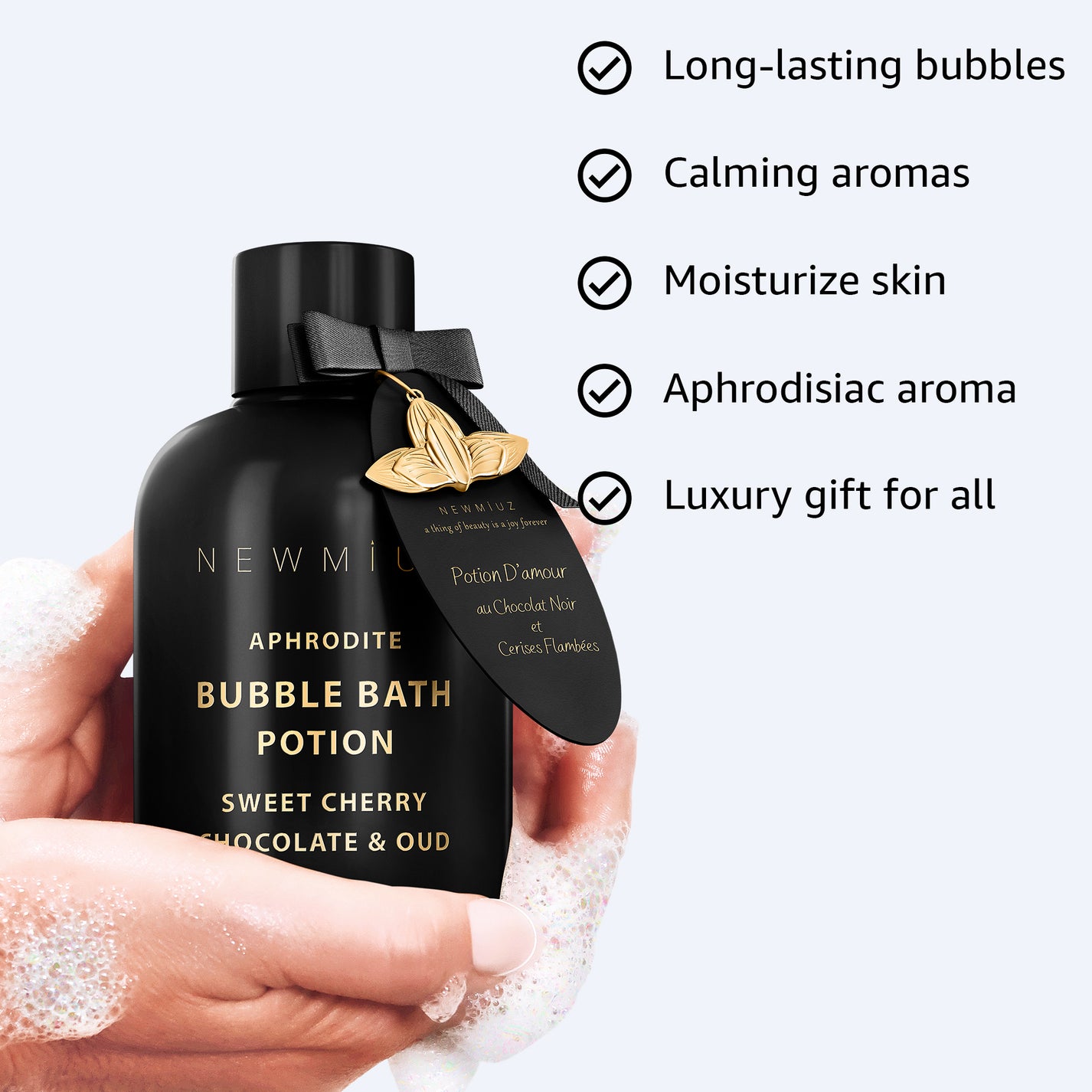 Romantic Bubble Bath Gift: Luxurious Aphrodite Love Potion – NEW MIUZ