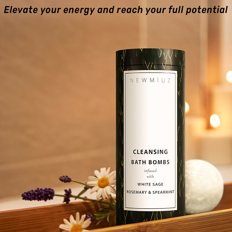 Sage Bath Bombs for Spiritual Energy Cleansing - Smokeless Smudging Se – NEW MIUZ